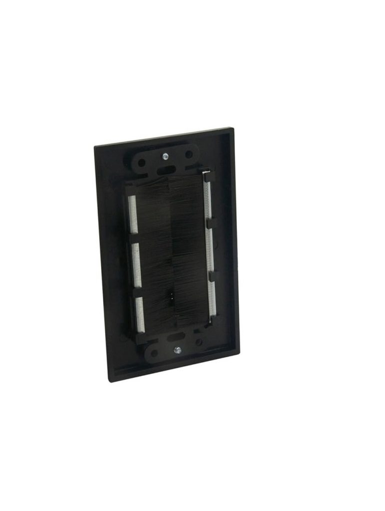 Brush Wall Plate Cable Pass Through Insert (Single Gang) / HDTV & Home ...