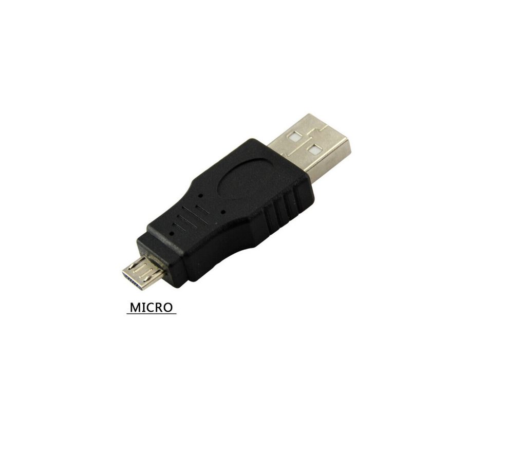 USB 2.0 A Male to Micro USB B Male Adapter / High-Speed Data Transfer ...